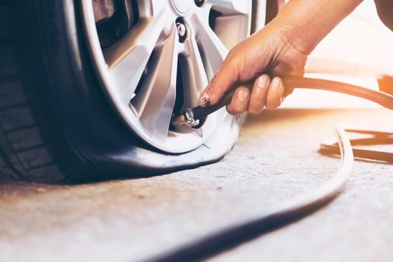 How to fix a flat tyre at home?